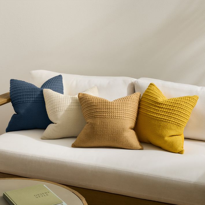 Outdoor Bubble Corded Pillow | West Elm