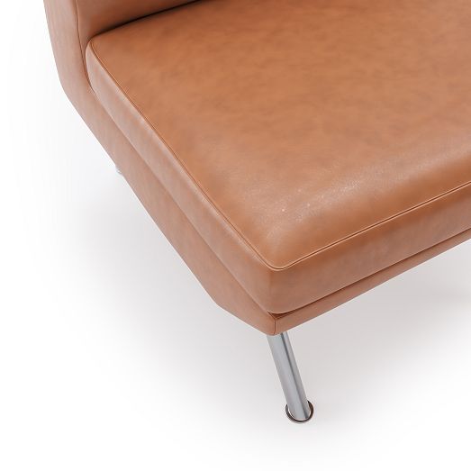 Stanwick Vegan Leather Banquette | West Elm