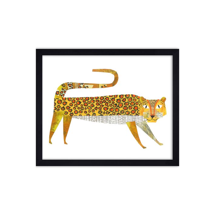 WerkShoppe Leopard Framed Wall Art | West Elm
