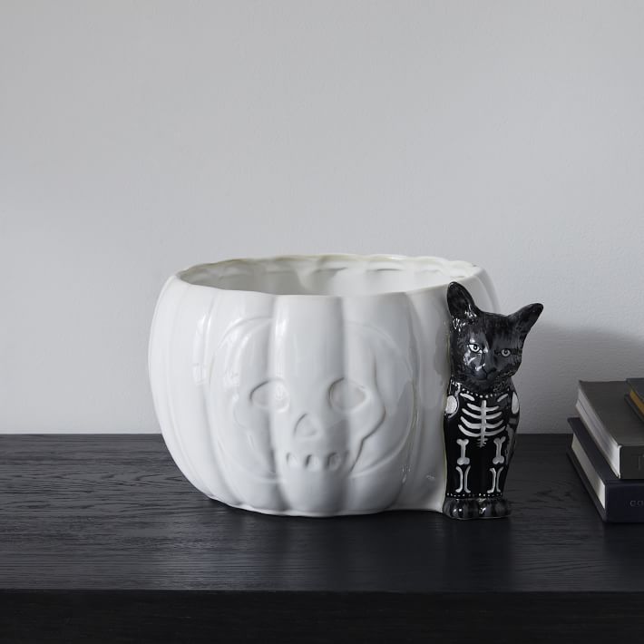 Dapper Animal Halloween Candy Bowl | West Elm