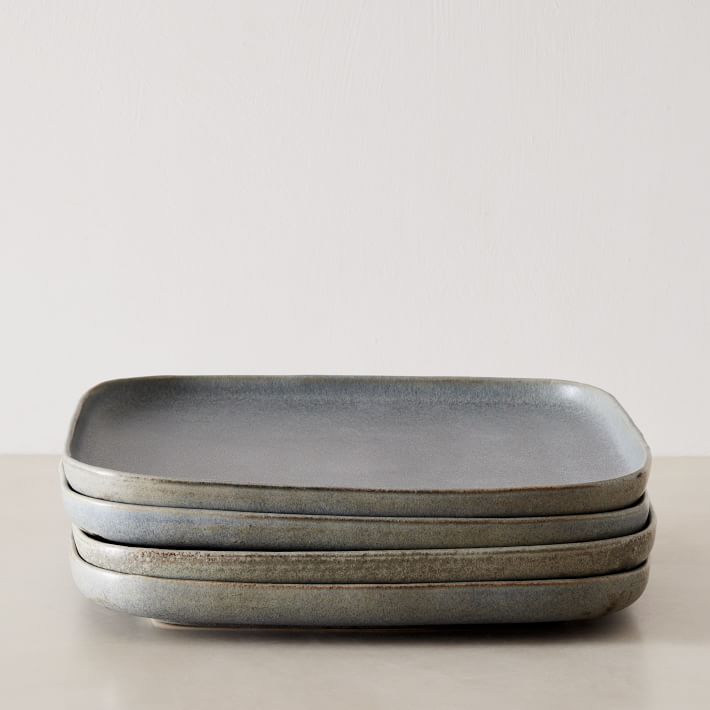 Kanto Stoneware Square Dinner Plate Sets | West Elm