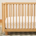 Organic Shadow Dot Crib Fitted Sheet | West Elm