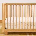 Organic Shadow Dot Crib Fitted Sheet | West Elm