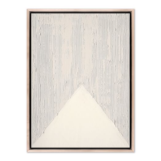 Triangles Saturated Framed Wall Art by The Holly Collective | West Elm