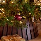 Slated Wood Tree Collar | West Elm