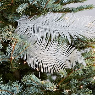 Glitter Feather Tree Picks (Set of 3) | West Elm