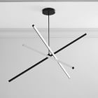 Light Rods LED Chandelier (55") | West Elm