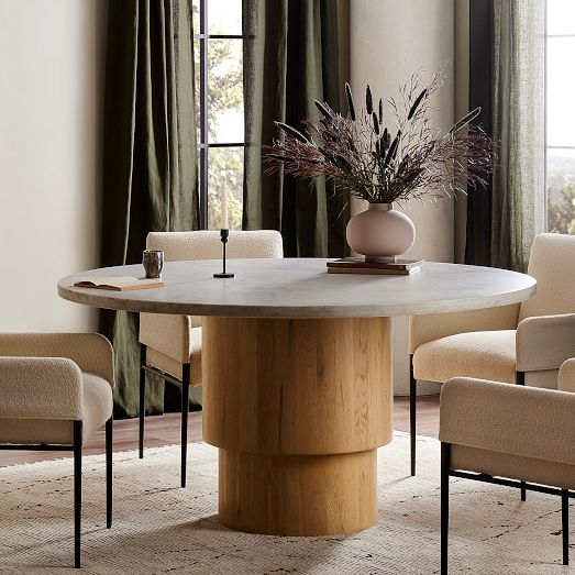 Ayleen Round Dining Table (60") | West Elm