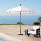 Scallop Edge Outdoor Umbrella (9') | West Elm