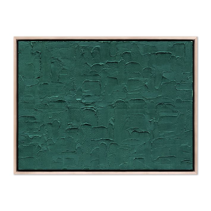 Ns 003 Deep Sage Framed Wall Art by Jade Dacay | West Elm
