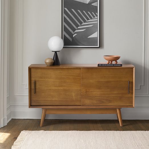 Mid-Century Narrow Media Console (48") | West Elm