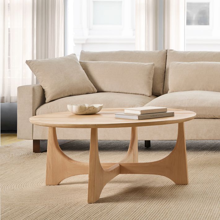 Tanner Solid Wood Coffee Table (40") | West Elm