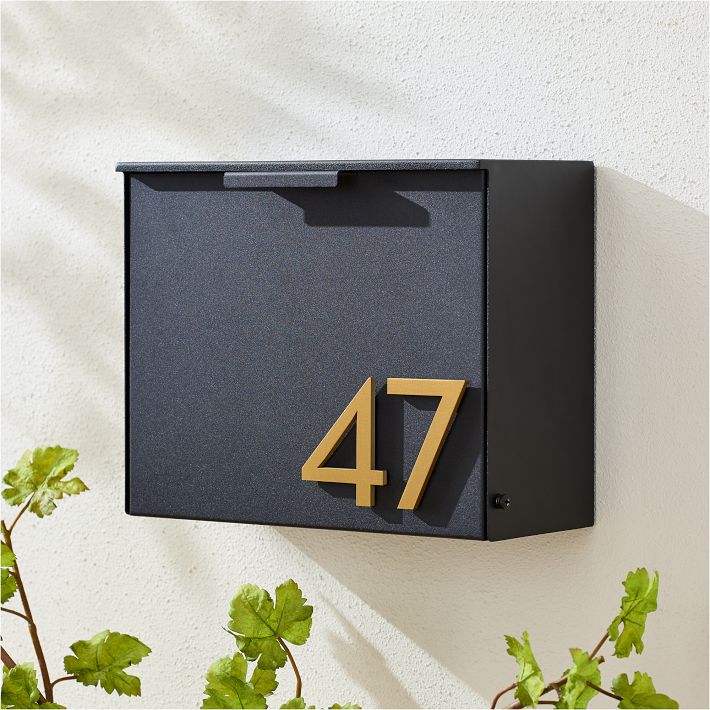 Post & Porch Customizable Cubby Wall Mounted Mailbox | West Elm