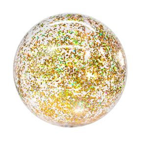 PoolCandy Inflatable Giant Glitter Beach Ball (20") | West Elm