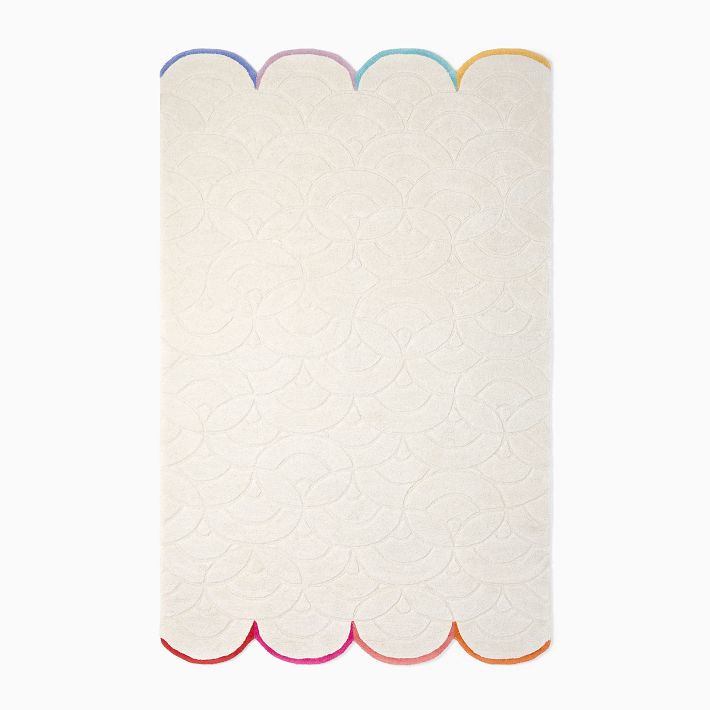 Tossed Scallop Rug | West Elm