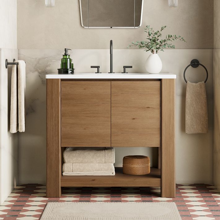 Graham Single Bathroom Vanity (24"–36") | West Elm
