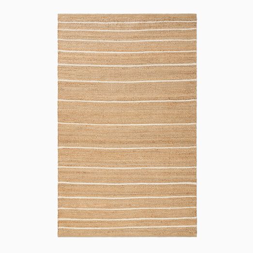 Graduated Stripe Jute Rug | West Elm