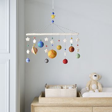 Felt Solar System Mobile | West Elm