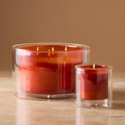 Gill Filled Glass Candles - Bergamot & Fig | West Elm