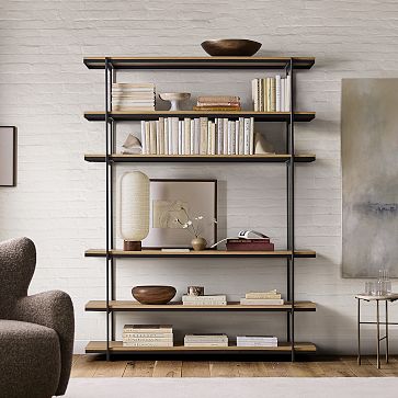 Pierce Wide Shelf Unit (60") | West Elm