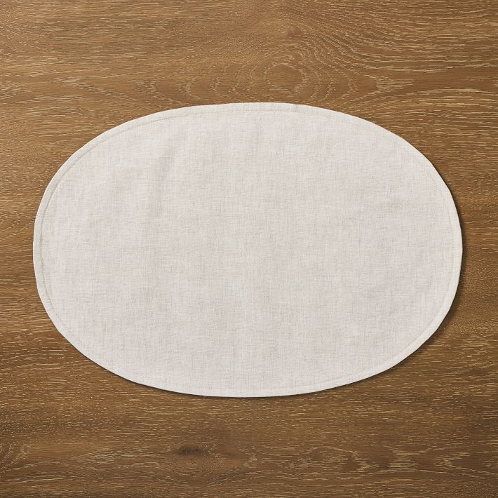 European Linen Oval Placemats | West Elm