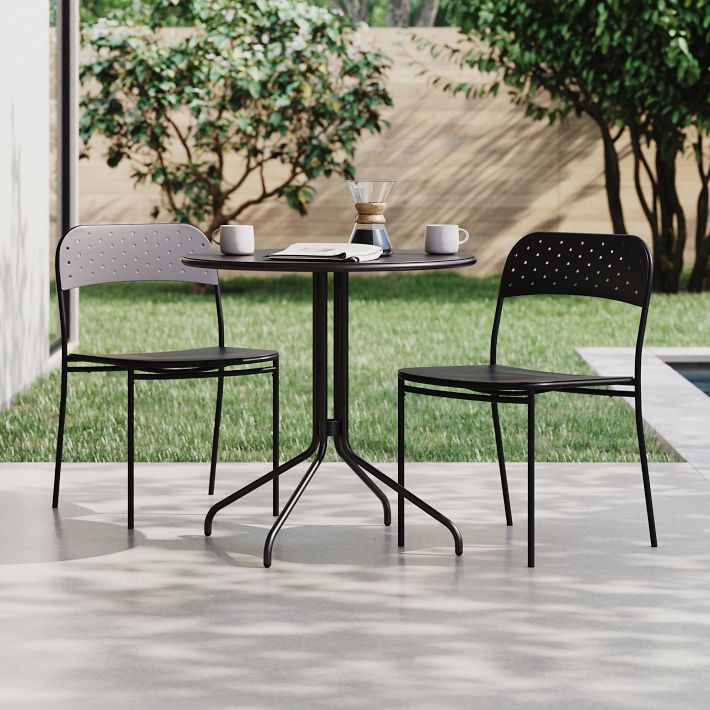 Riverview Outdoor Stacking Dining Chairs | West Elm