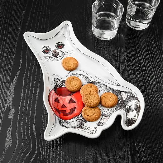 Dapper Animal Halloween Platter | West Elm