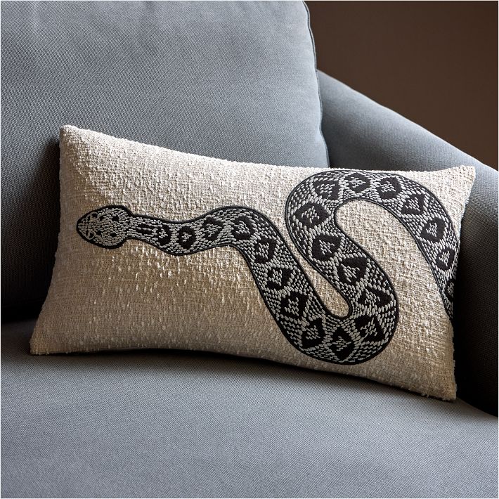 Slithering Snake Pillow Cover | West Elm