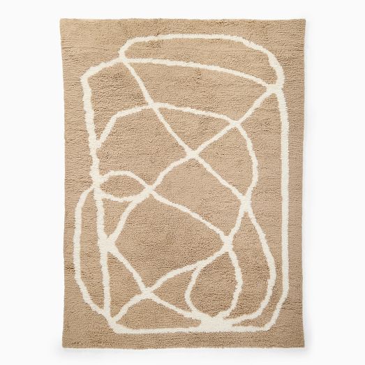 Patterned Shag Rug | west elm