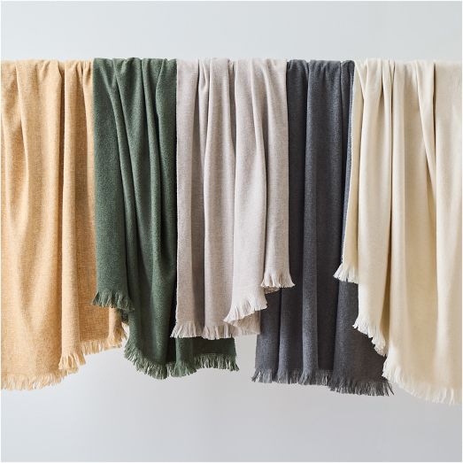 Brushed Woven Throw | West Elm