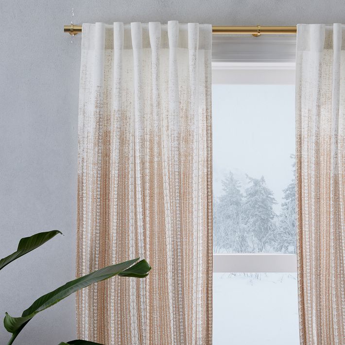 West Elm Echo Print Curtain