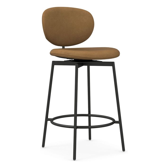 Flynn Leather Bar & Counter Stool | West Elm