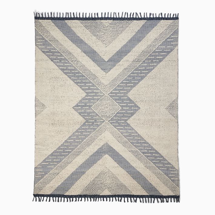 Textured Diamonds Indoor/Outdoor Rug | West Elm