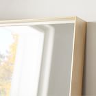 Deep Frame Thin Metal Floor Mirror | West Elm