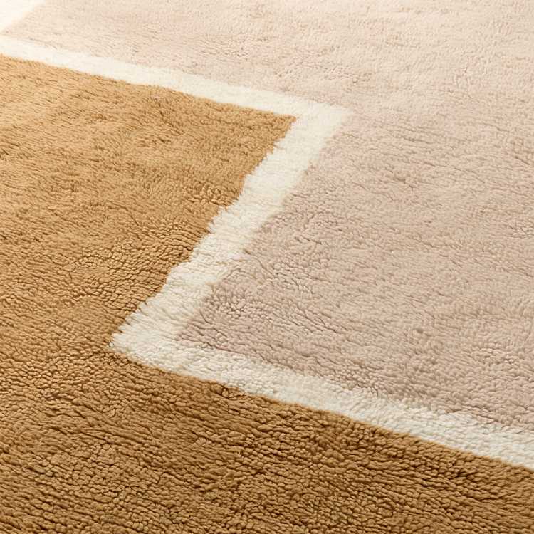 Stacked Shapes Shag Rug | West Elm