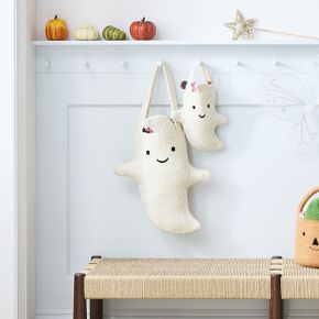Halloween Felt Ghost Treat Bucket | West Elm