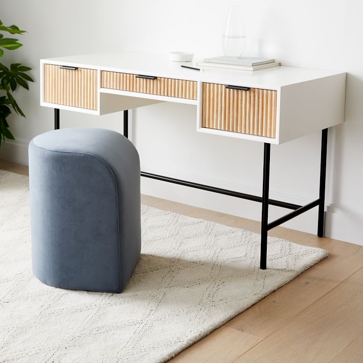 Tilly Ottoman - Small | West Elm