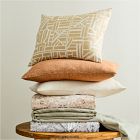 Carved Lines Cotton King Sham | West Elm