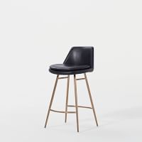 Finley Leather Counter Stool | West Elm