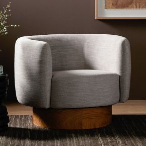 Platform Base Swivel Chair | West Elm