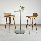 Orbit Restaurant Bar Table - Marble - Round | West Elm