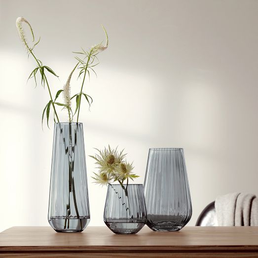 Zinc Glass Vase | West Elm