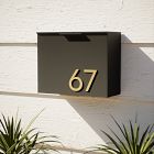 Post & Porch Customizable Cubby Wall Mounted Mailbox | West Elm