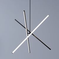 Light Rods LED Chandelier (38") | West Elm
