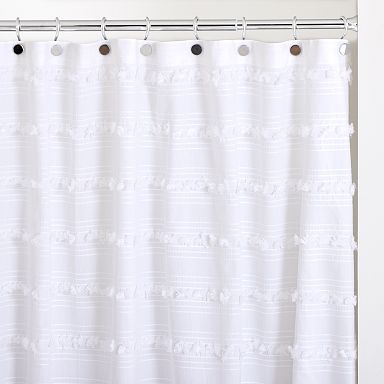 Textured shower curtain store
