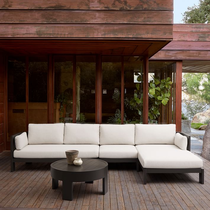 Build Your Own - Caldera Aluminum Outdoor Sectional | West Elm