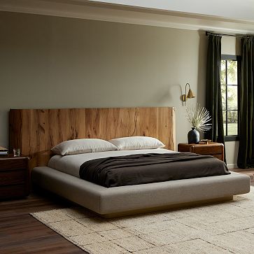 Stephens Reclaimed Solid Oak Bed West Elm