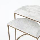 Sybil Marble Nesting Side Tables (18") | West Elm