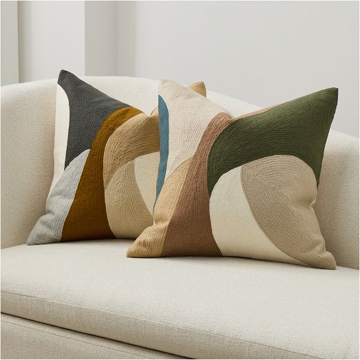 Crewel Arches Pillow Cover | West Elm