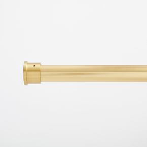 Inside Mount Curtain Rod - Antique Brass | West Elm